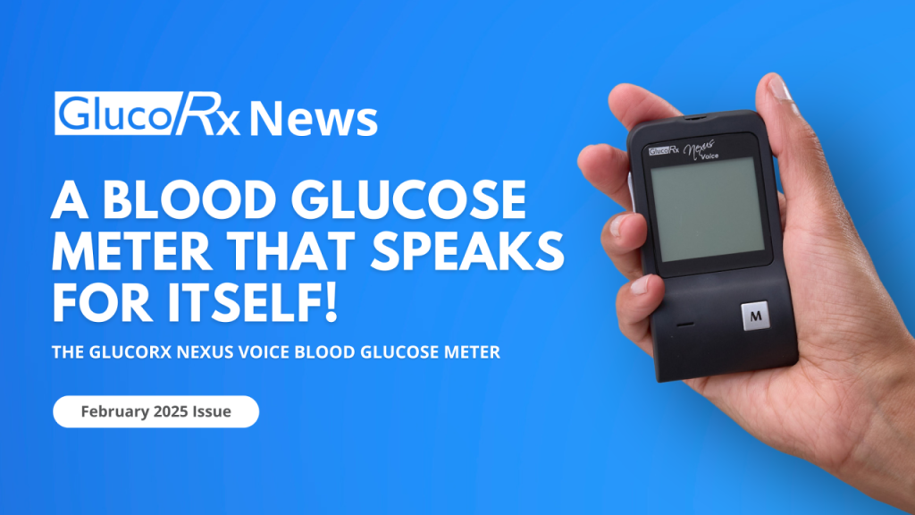 A blood glucose meter that speaks for itself! | GlucoRx
